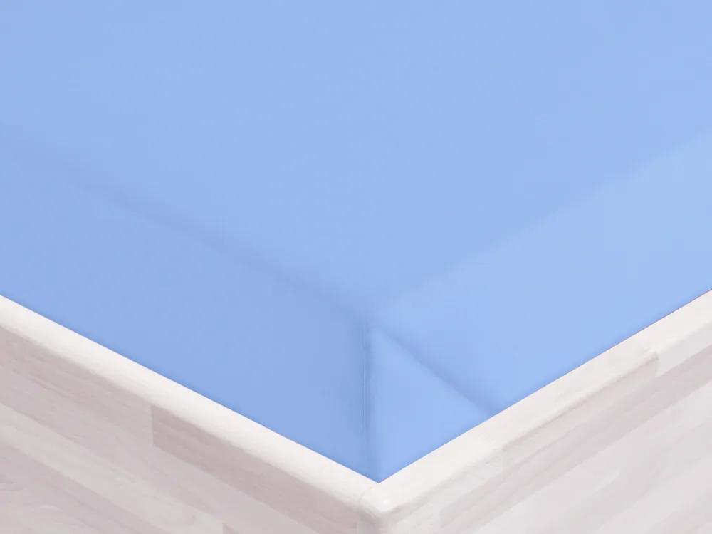 Biante Bavlněné prostěradlo/plachta Moni MOD-509 Nebesky modré 120 x 200 cm