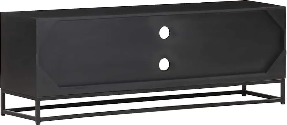 TV stolek 120 x 30 x 40 cm masivní mangovníkové dřevo 323496