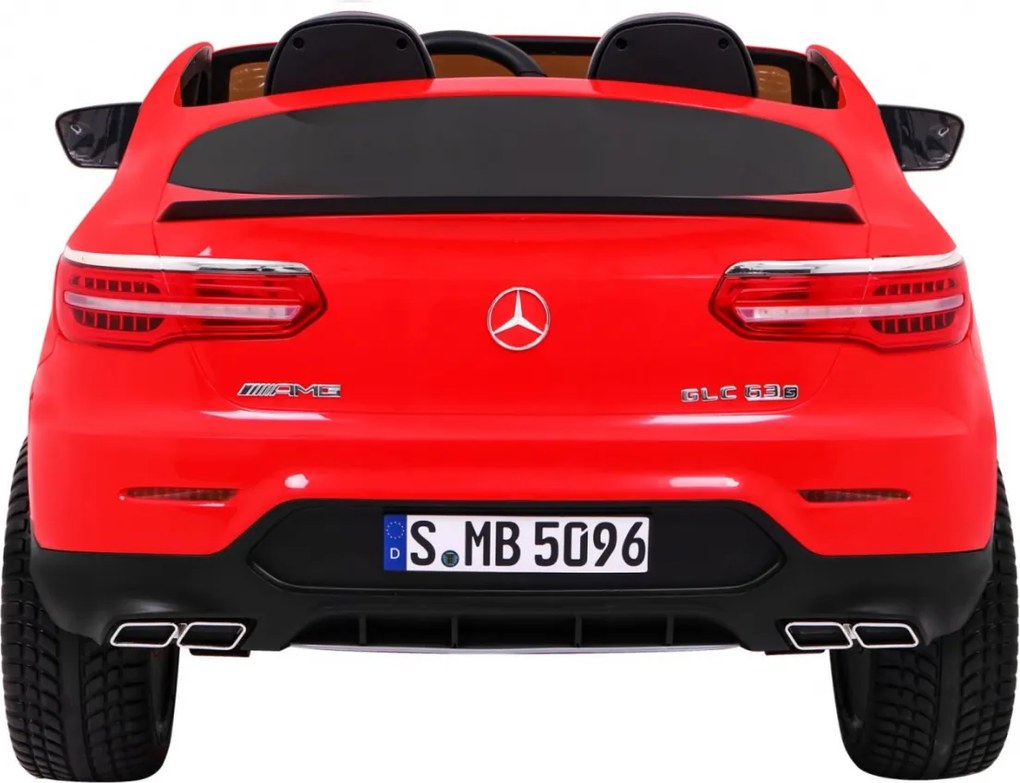Ramiz Dětské autíčko Mercedes GLC 63S červené SUV + pohon 4x4