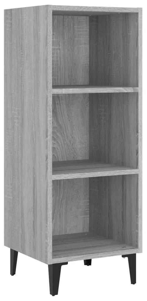 Příborník šedý sonoma 34,5 x 32,5 x 90 cm kompozitní dřevo