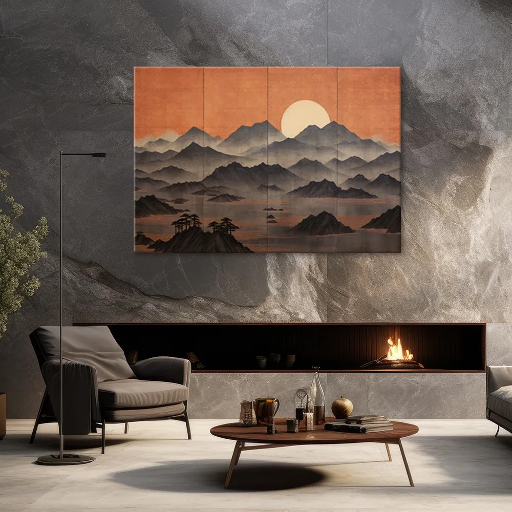 Gario Obraz na plátně Nádherná japonská horská krajina Rozměry: 60 x 40 cm