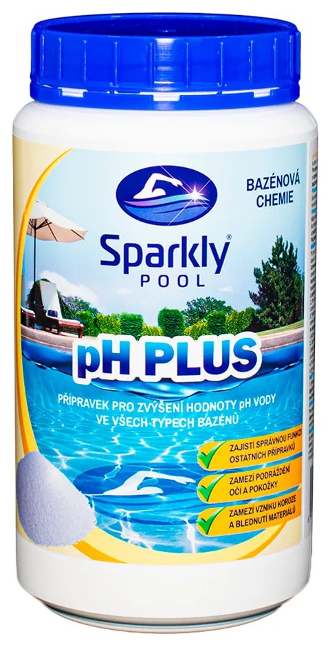 SparklyPool Sparkly POOL PH plus 1 kg