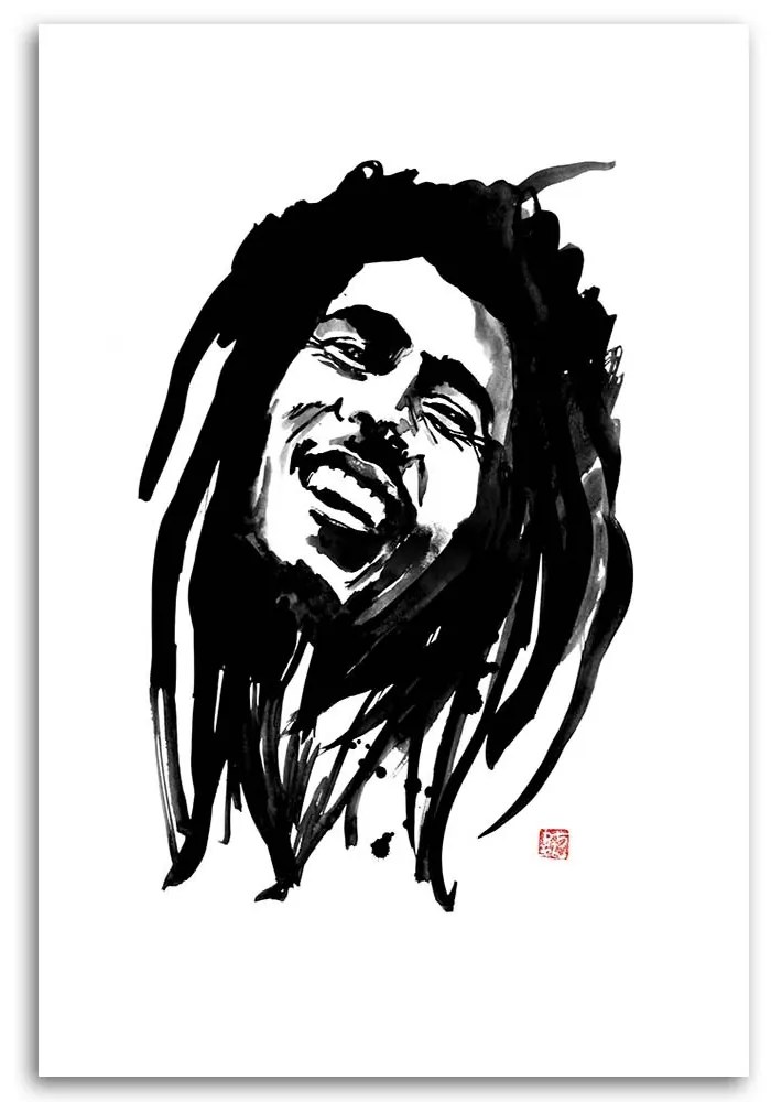 Gario Obraz na plátně Bob Marley - Péchane Rozměry: 40 x 60 cm