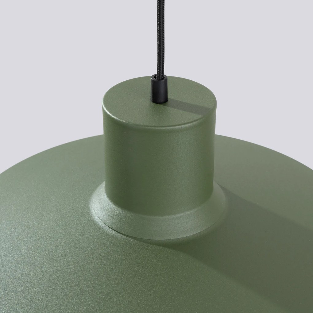 Sollux Lighting Závěsné svítidlo BILO olivově zelené