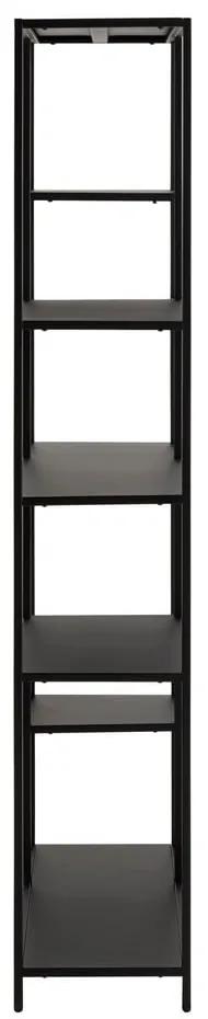 Černá kovová knihovna 80x165 cm Newcastle - Actona