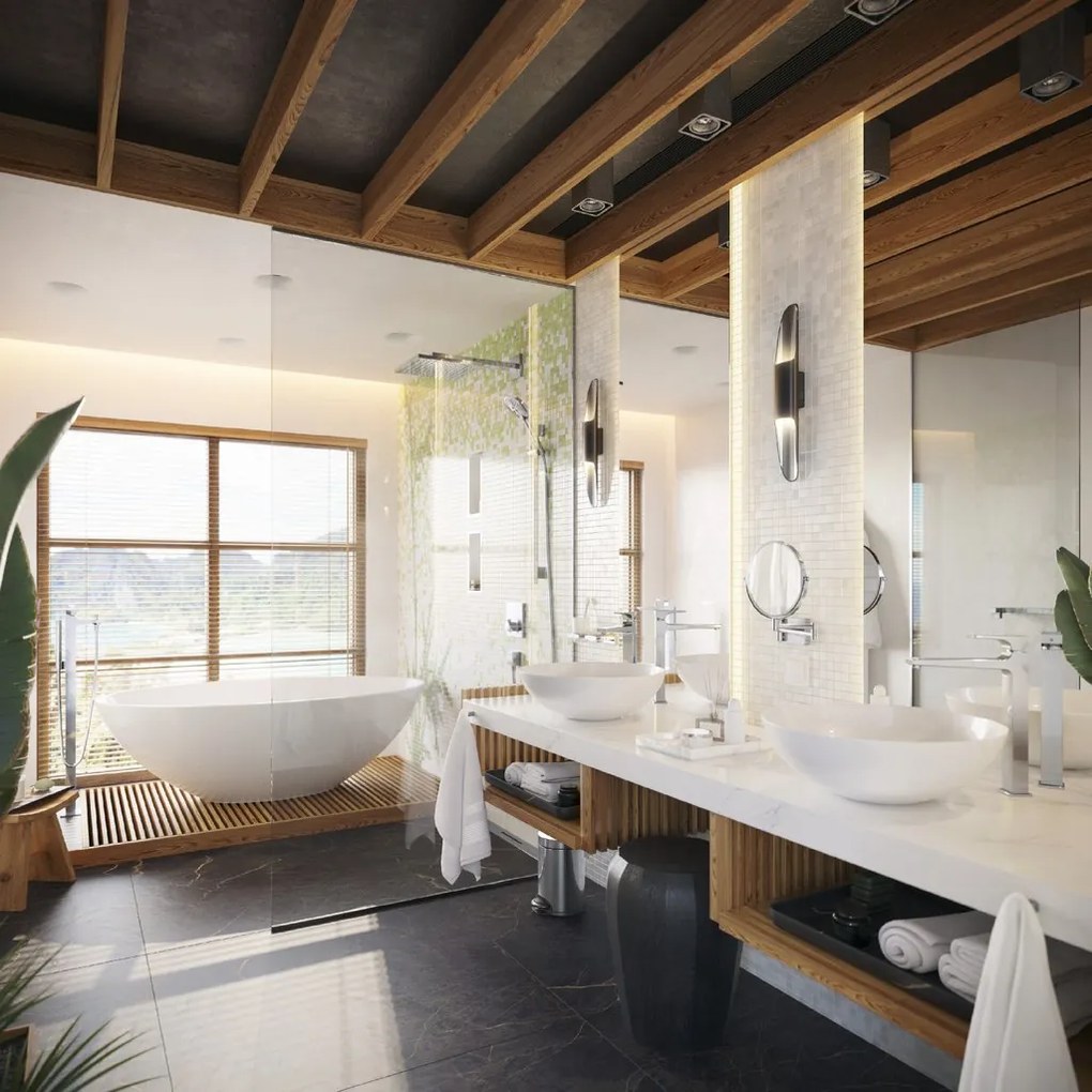 Hansgrohe AddStoris, kosmetické zrcadlo Ø188 mm, chromová, HAN-41791000