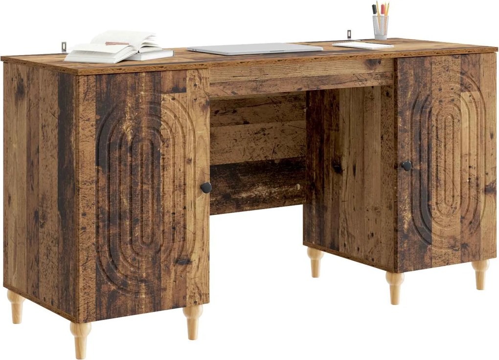 Stůl Staré dřevo 142,5 x 50 x 75 cm Kompozitní dřevo 3414583