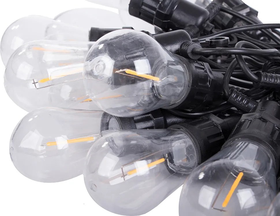 LED světelná zahradní girlanda LUCENT, 20 m