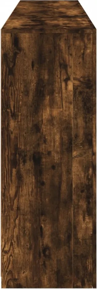 Příborník s LED osvětlením kouřový dub 181,5 x 37 x 100 cm 3209153