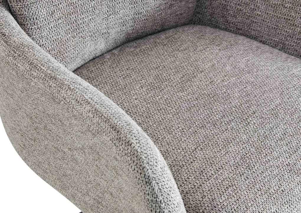 Sada 2 jídelních židlí Pickett látka – taupe