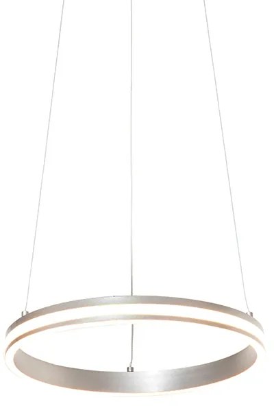 Designové závěsné svítidlo ocelové včetně LED 3-stupňově stmívatelné - Navara
