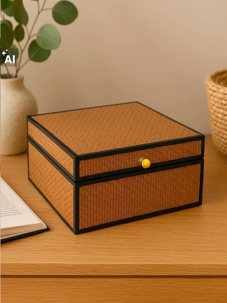 Sinsay - Úložný box s víkem - béžová