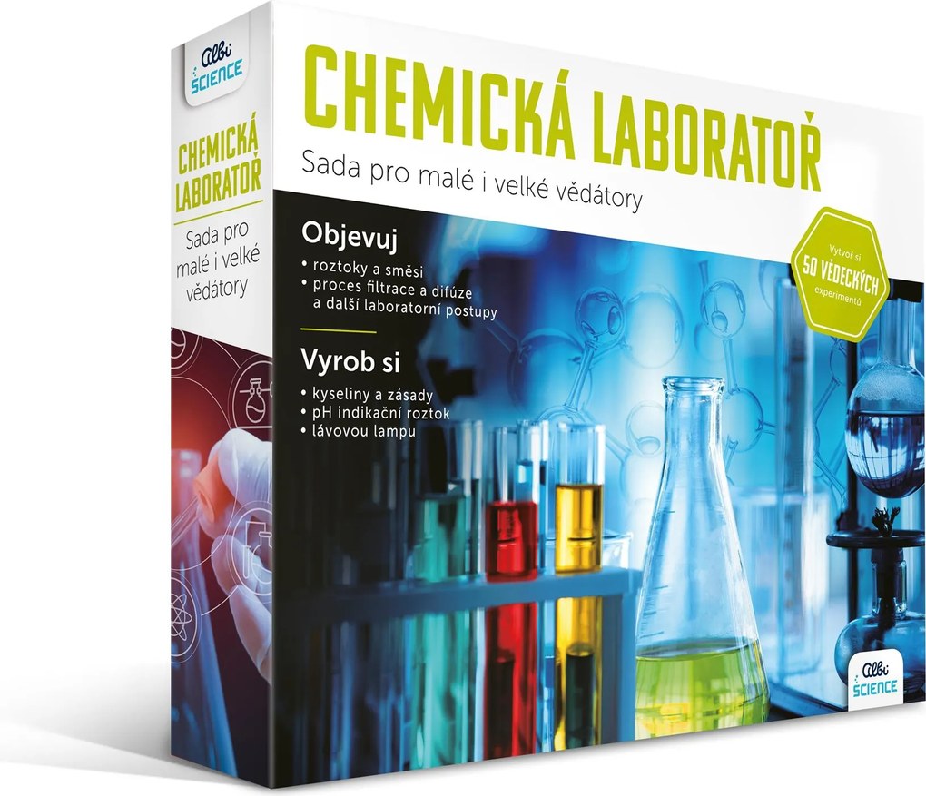 Experimentální sada chemická laboratoř