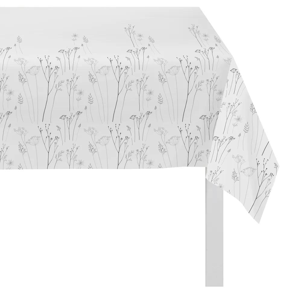 Ubrus s motivem lučních květů, barva krémová, 80x80 cm,100 % polyester - UBR001