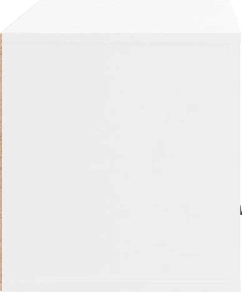 vidaXL Nástěnný botník 70 x 35 x 38 cm kompozitní dřevo [821012] Barva: Bílá
