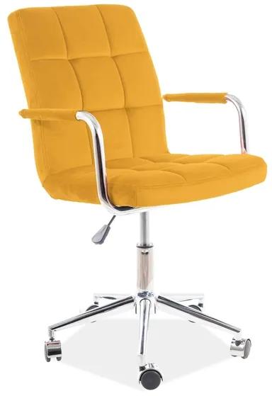 Kancelářská židle Q-022 Signal Tyrkysová