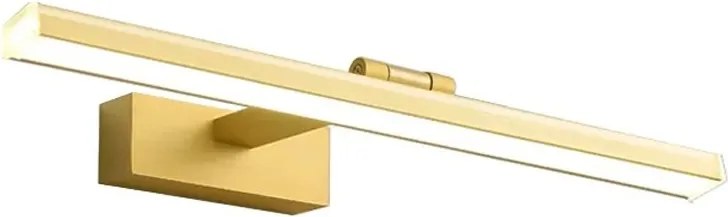 Koupelnové LED svítidlo APP833-1W 40 cm zlaté/neutrální bílá