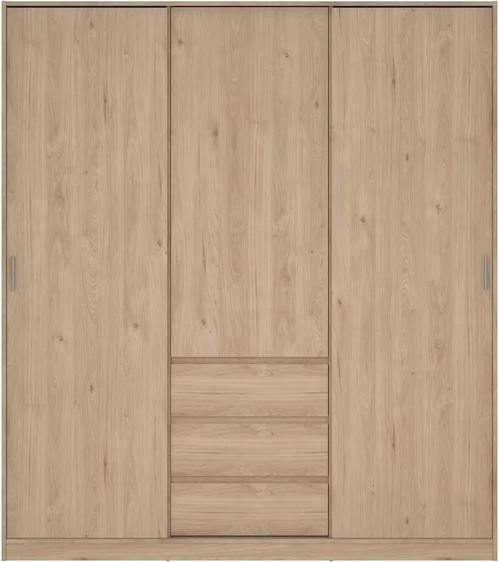 Šatní skříň Simplicity III, hikora jackson
