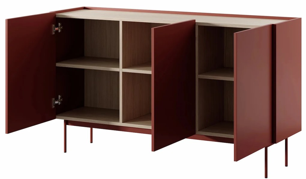 Komoda COLOR K144 - červená