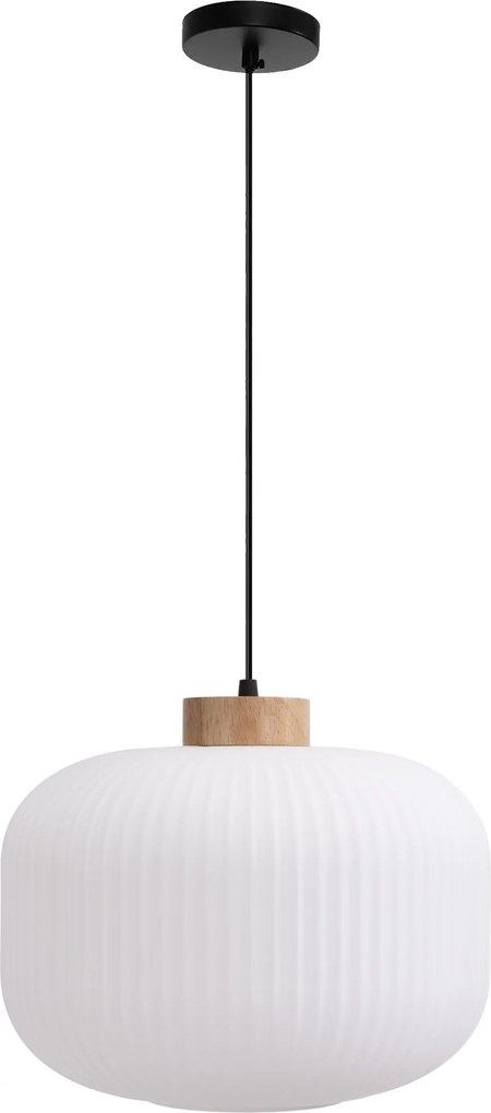 Toolight Toolight, stropní svítidlo ze skla 1xE27, bílá, OSW-04412