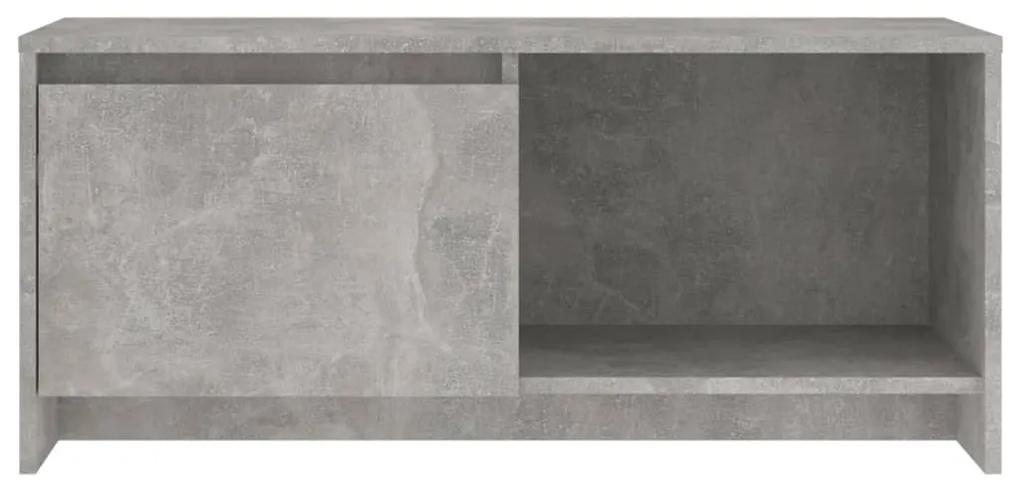 TV skříňka betonově šedá 90 x 35 x 40 cm kompozitní dřevo - Default Title