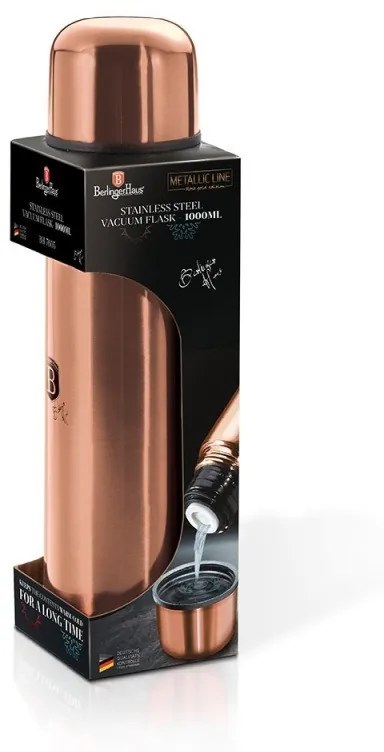 BERLINGERHAUS Termoska nerez 1 l Rosegold Metallic Line BH-7605