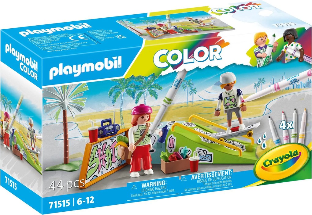 Stavebnice playmobil 71515 skatepark