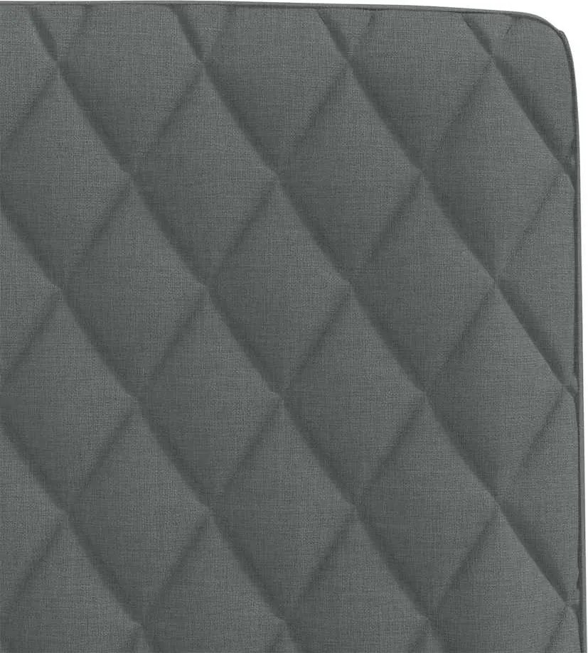 Otočné jídelní židle 6 ks tmavě šedé textil 3315492