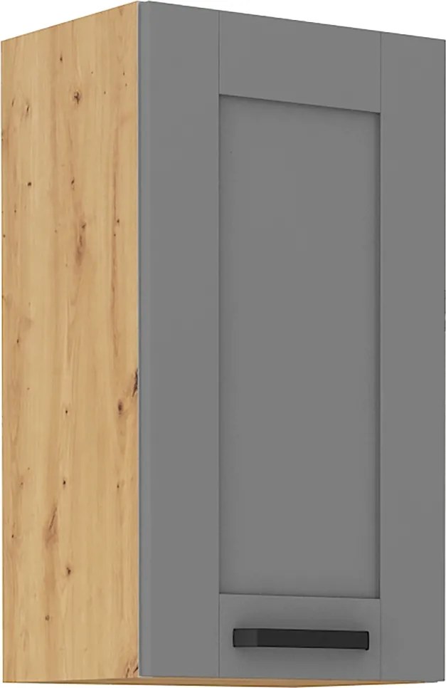 LUNA du | horní skříňka 40 G-72 1F s policemi | 40 cm | UNI dvířka | artisan/šedá