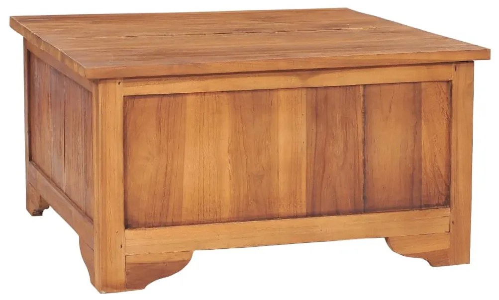 Konferenční stolek s vyklápěcí deskou 65x64x35 cm masivní teak,  332853