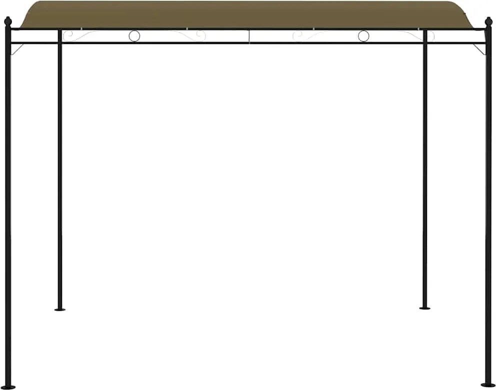 Stínící markýza 3 x 2,4 m taupe 180 g/m² 312216