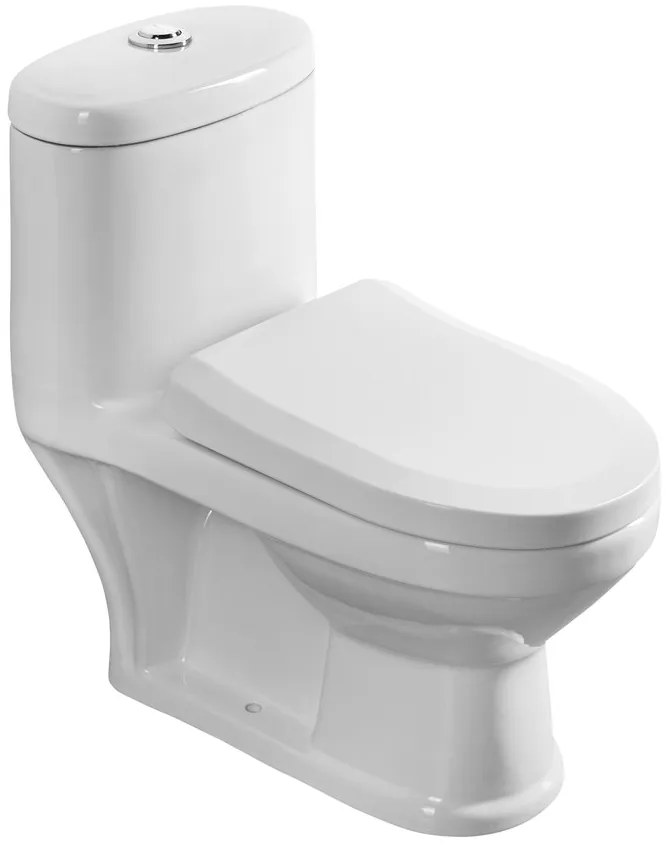 Aqualine PETIT WC kombi dětské 53 x 50 cm zadní spodní odpad bílá PT520