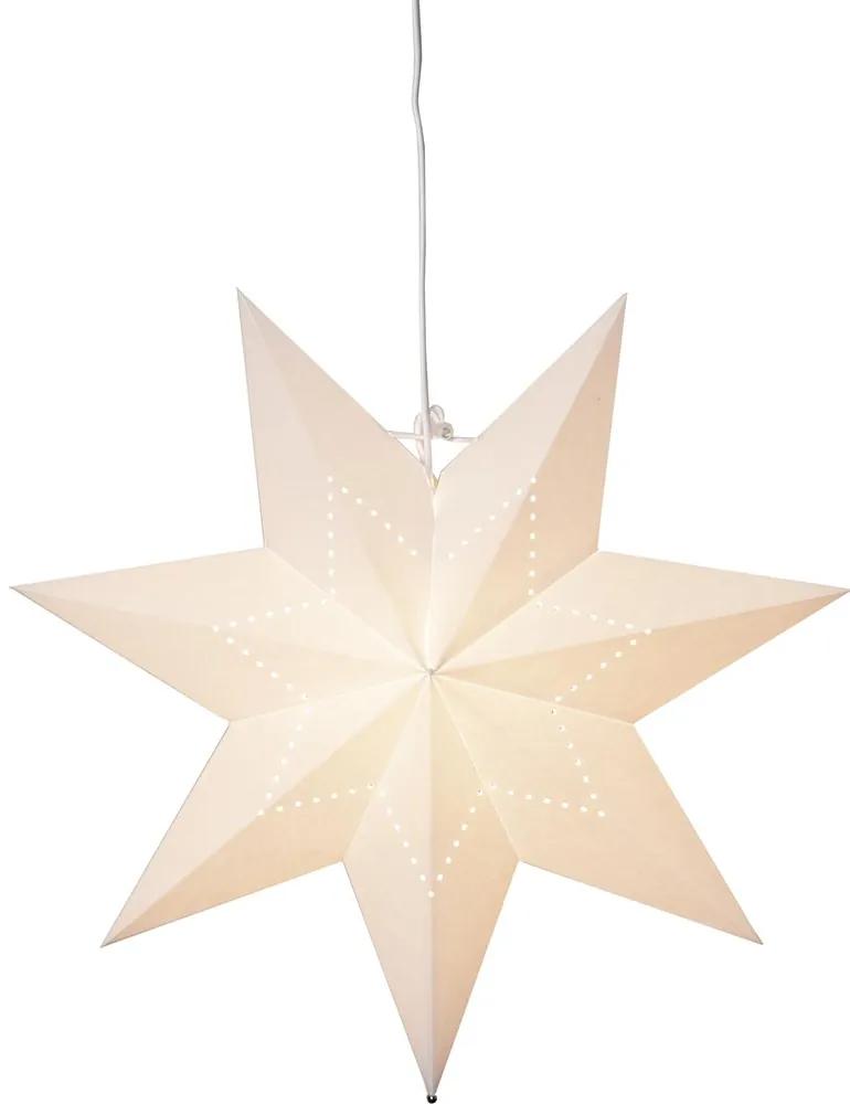 Star trading Papírová hvězda LYSA P. 43cm bílá