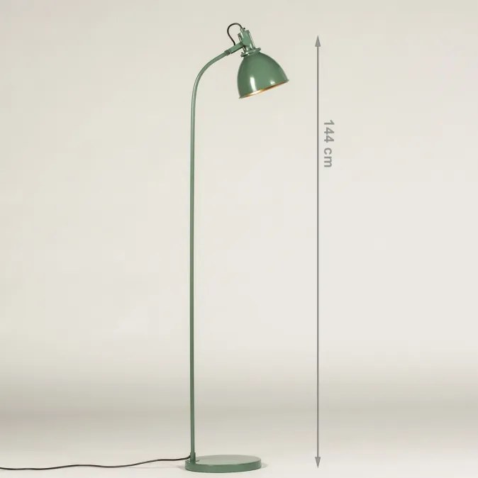 Stojací industriální lampa Martonn Green