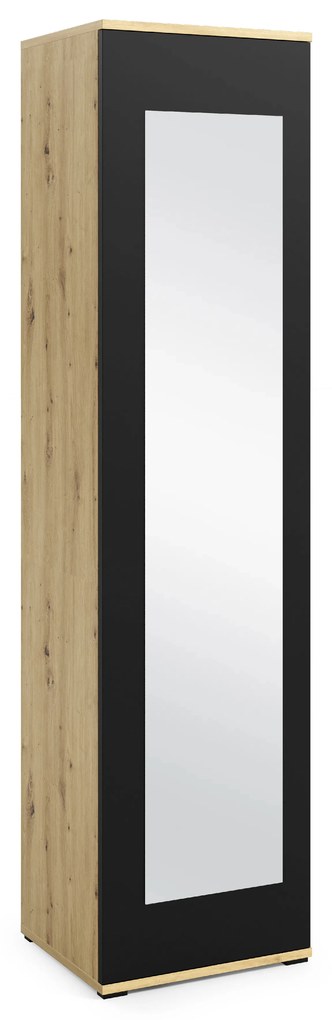 Eka Šatní skříň Trinity 45 cm, se zrcadlem Barva dřeva: Grafit