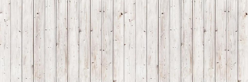 DIMEX | Fototapeta do kuchyně Stará dřevěná zeď KI-180-161 | 180 x 60 cm | béžová, krémová