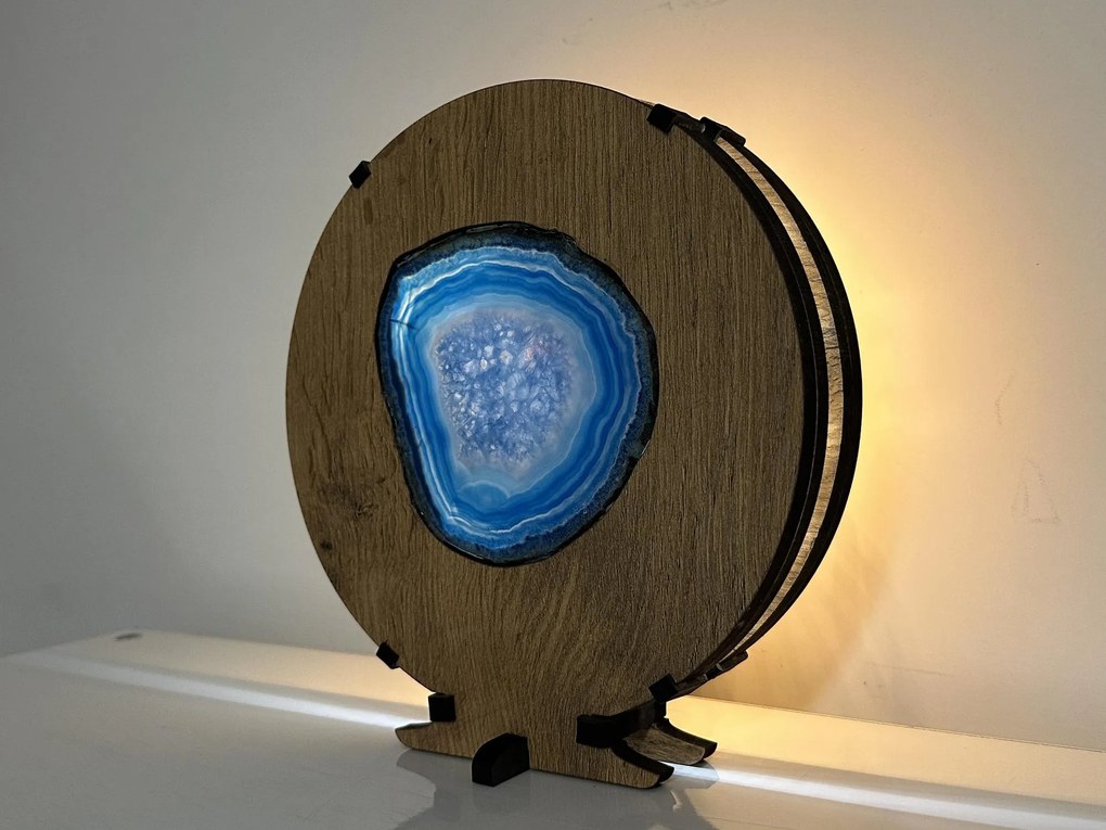 Li-Go "Achát" lampa 20x22 cm provedení povrchu: dub