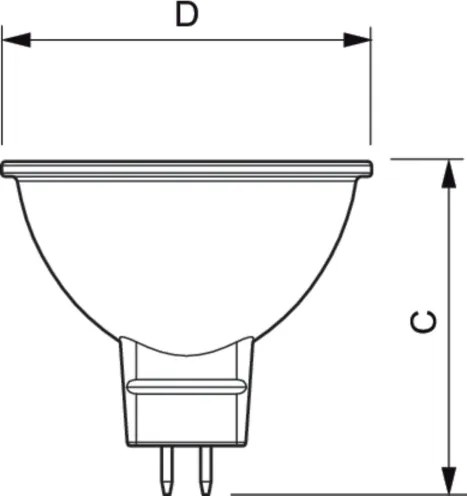 LED žárovka GU5,3 MR16 Philips 4,4 (35W) neutrální bílá (4000K), reflektor 12V 36°