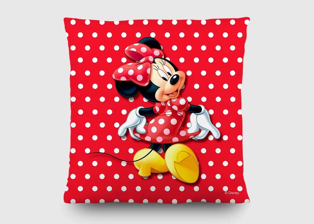 Dekorativní polštářek Minnie Mouse, Disney | 40 x 40 cm | DCND 3126