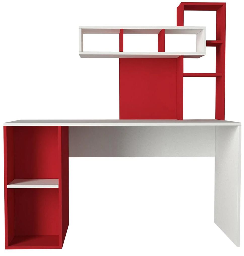 PC stolek Coralline (bílá + červená). 1088247