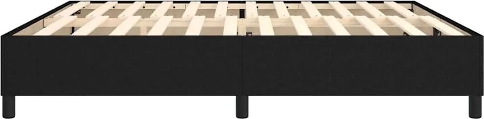 Rám postele s boxspringem černý 200 x 200 cm textil 3120888