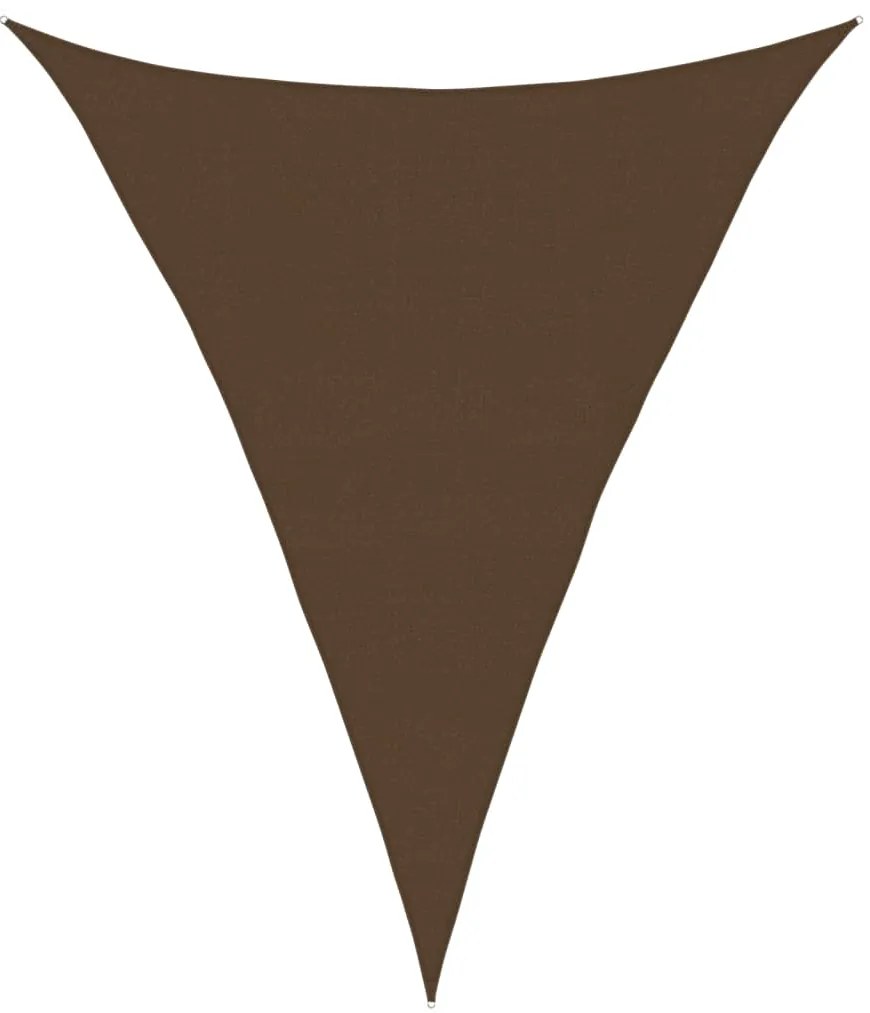 Stínící plachta 160 g/m² hnědá 4 x 5 x 5 m HDPE 311811