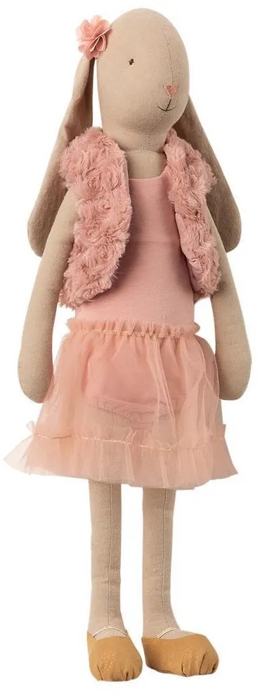 Maileg Králičí primabalerína Bunny Rosie Size 4, růžová barva, multi barva