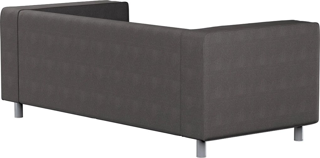 Potah na pohovku IKEA  Klippan 2-místná barva šedá látka pletený vzor