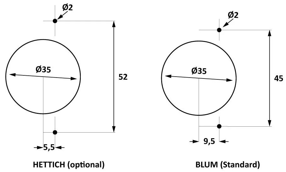 Páková vrtačka pouzder dveřních zámků BBM35MAN 230V