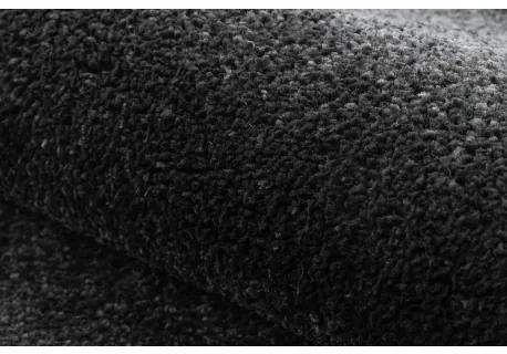 Dywany Luszczow Kusový koberec SOFTY, Jednobarevný, černý Rozměr koberce: 180 x 270 cm