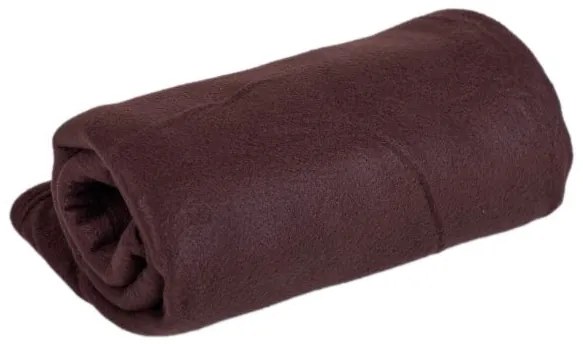 JAHU 85748 Deka fleece - hnědá, 150 x 200 cm