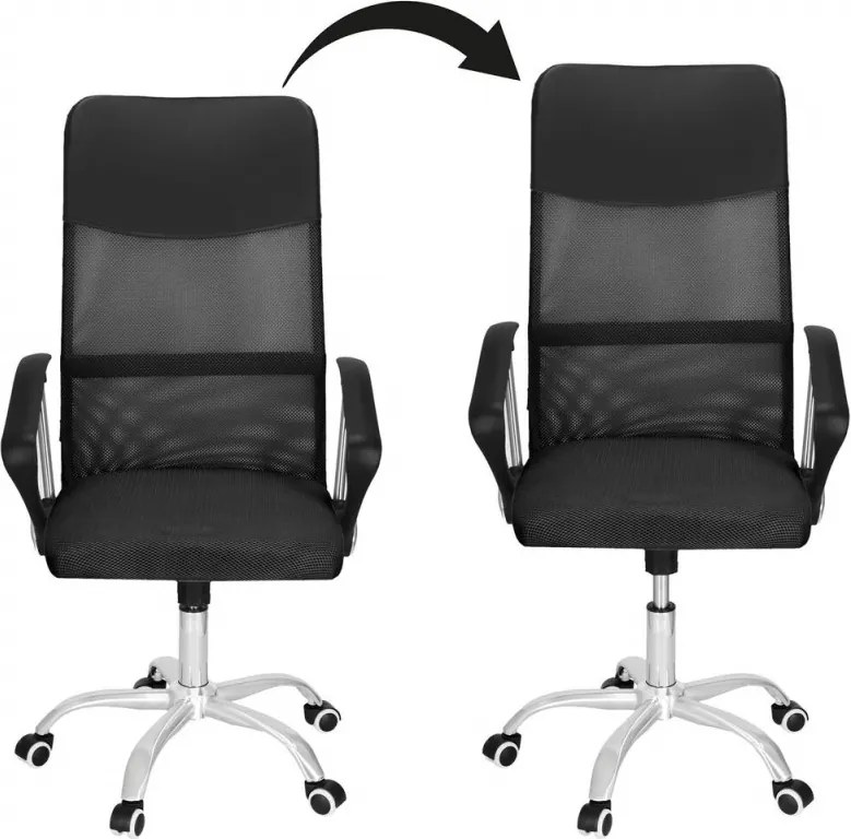 Kancelářská židle ergonomická SPRINGOS HF0033 černá