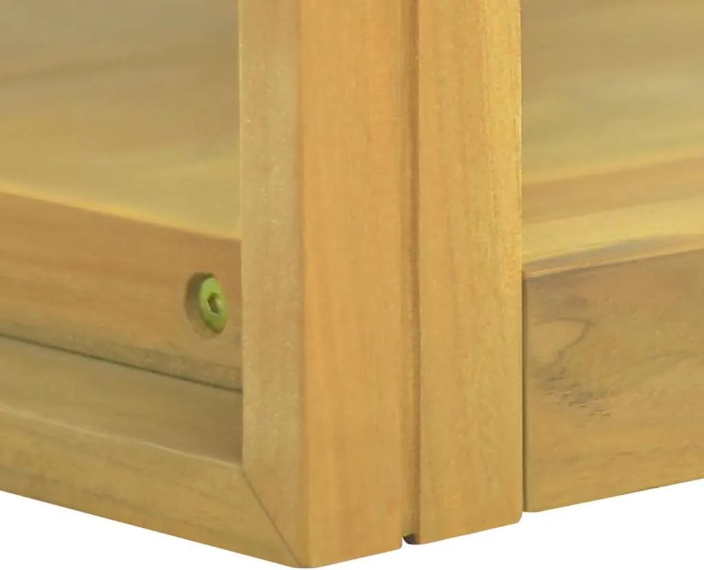 Nástěnná koupelnová skříňka 60 x 45 x 35 cm masivní teak 338234