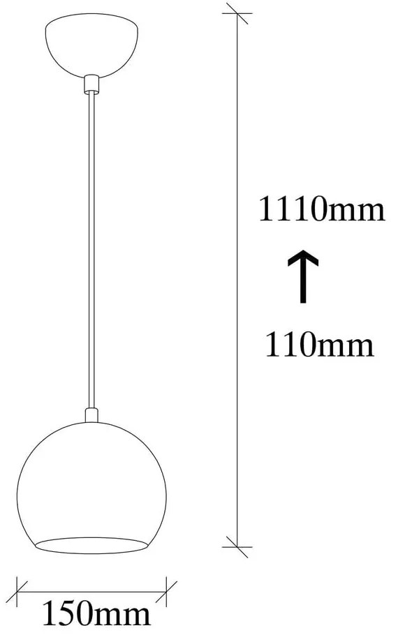 Závěsné svítidlo ve stříbrné barvě s kovovým stínidlem ø 30 cm Berceste – Opviq lights
